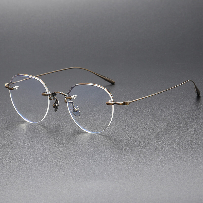 Rimless Titanium Eyeglasses LE0112