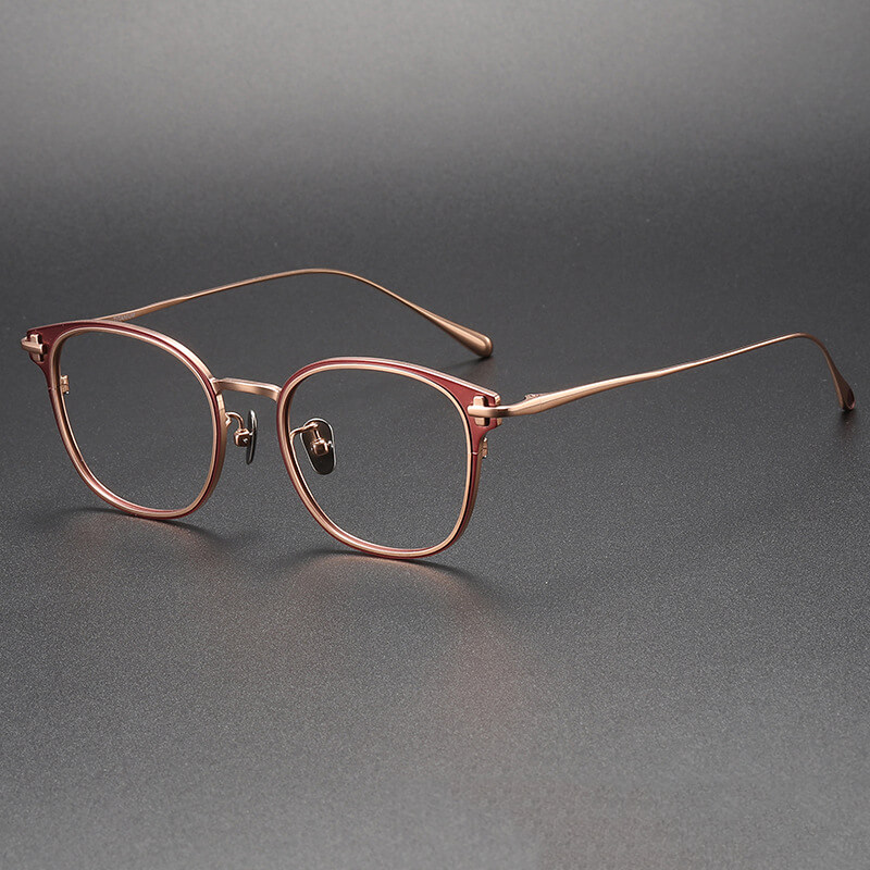 Pure Titanium Designer Optical Frames - LE1044