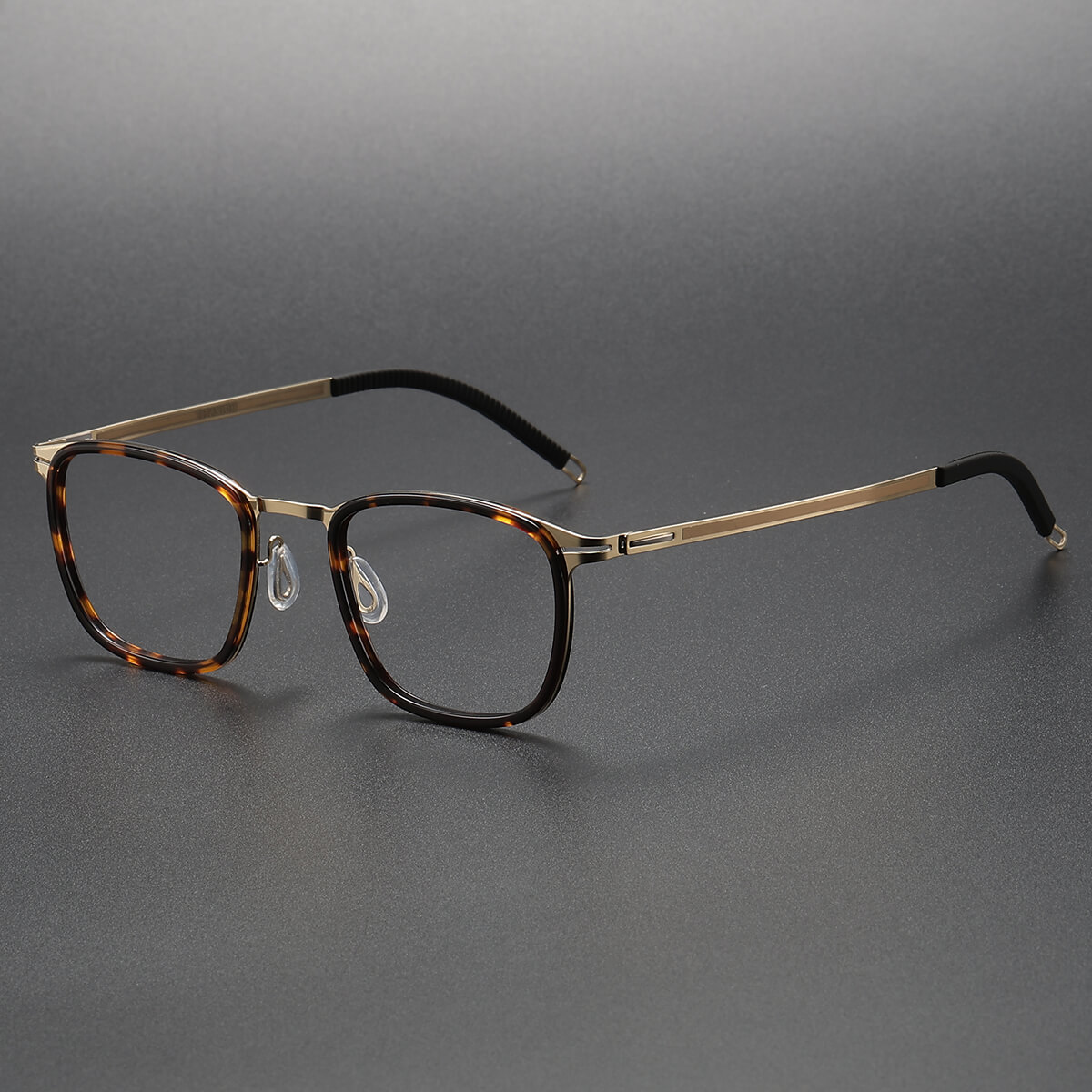 Designer Blue Light Glasses LE1059 - Gold Frame Square Eyewear