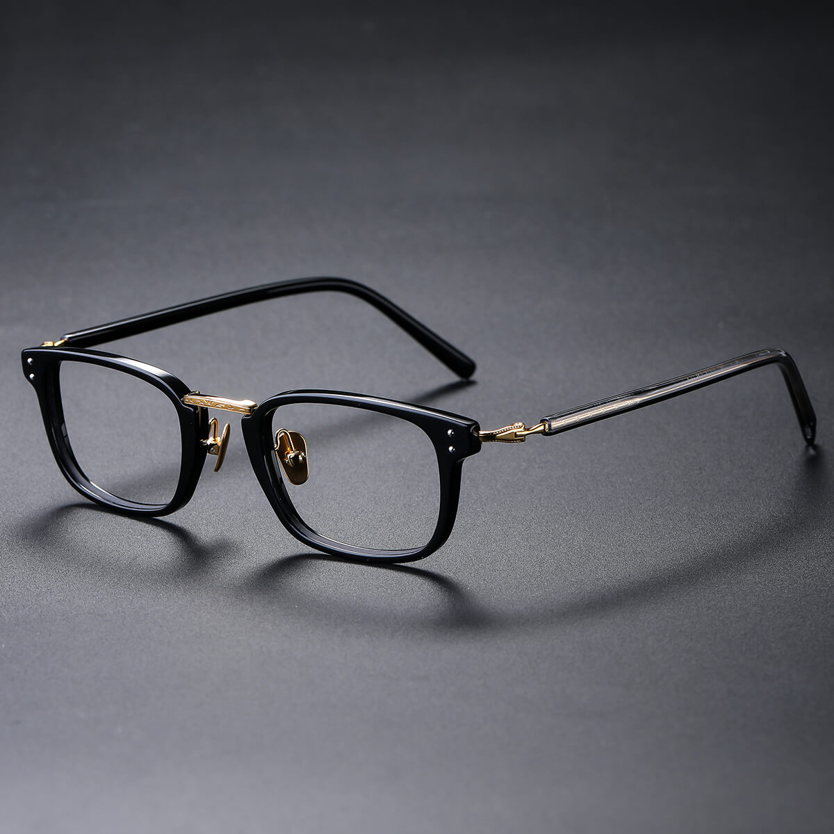 High Prescription Glasses LE0337 - Elegant Black & Gold Design