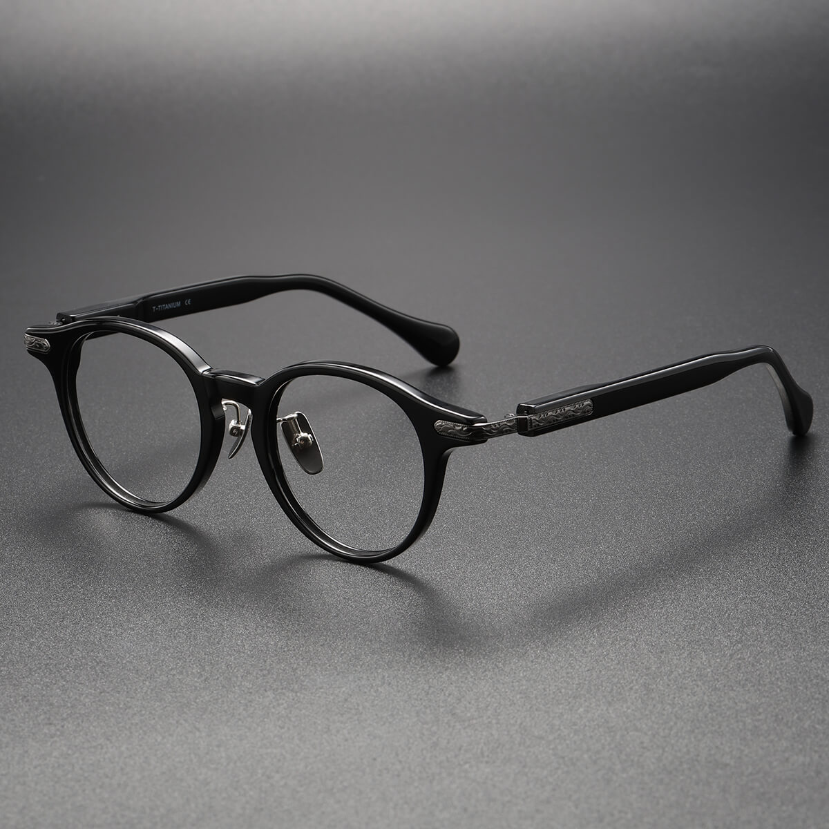 Thick Glasses LE0153 - Classic Round Acetate Frames