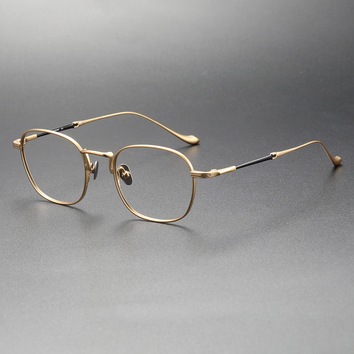 LE0403 Round Gold Frame Glasses - Classic Elegance Meets Modern Style