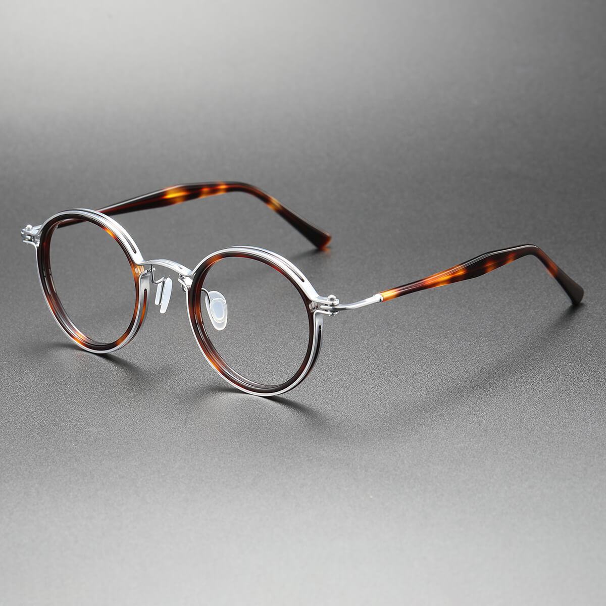 Bifocal Reading Glasses LE0449 - Elegant Tortoise and Silver Design