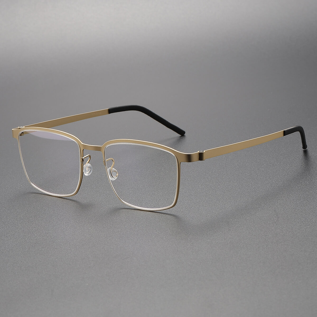 Gold Glasses LE0213 - Luxurious Titanium Rectangular Frames