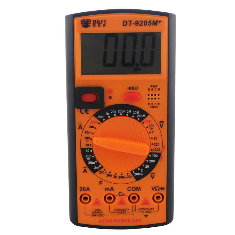 US$ 3.85 - BEST-9205M+ BEST LCD Digital Multimeter Intelligent Voltage ...