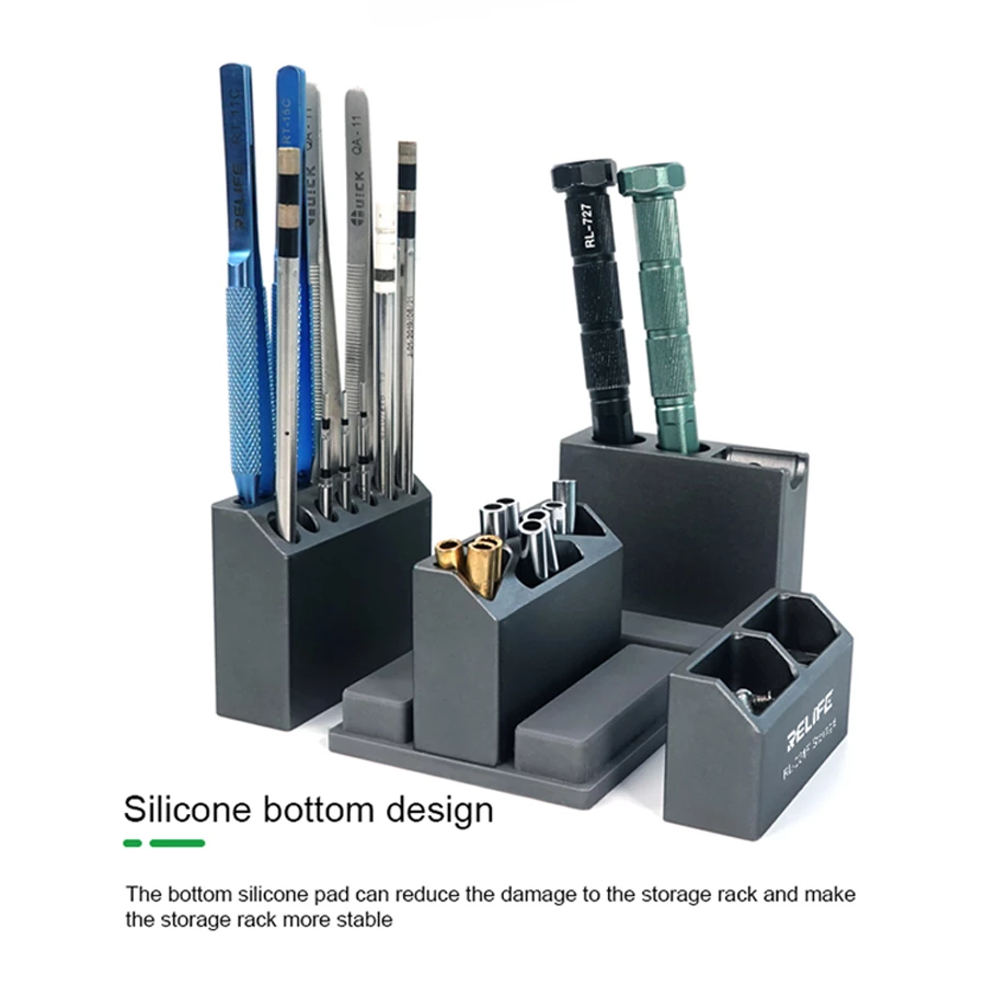 US$ 17.63 - RL-001F Storage Box Mobile Phone Repair Tool Parts Tweezers Screwdriver Screw Parts ...