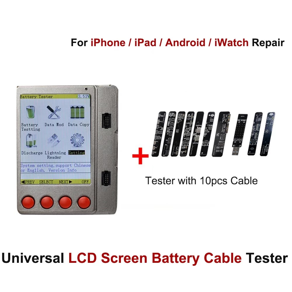 US$ 3.17 - Tool Sets by OSS Team Tester W28 Pro Universal Battery LCD ...