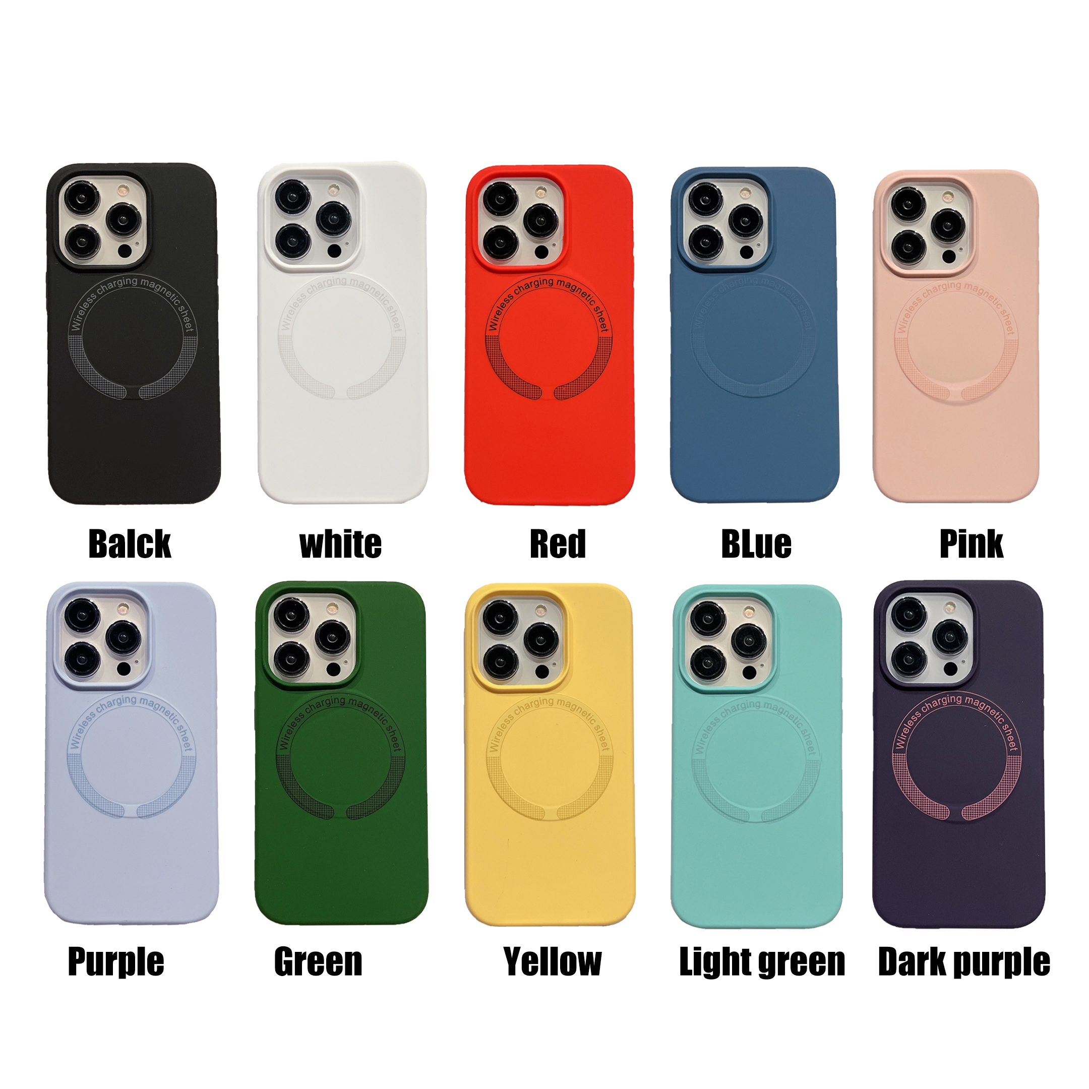 US$ 1.20 - Official 4 sides covering iPhone silicone cases with ...