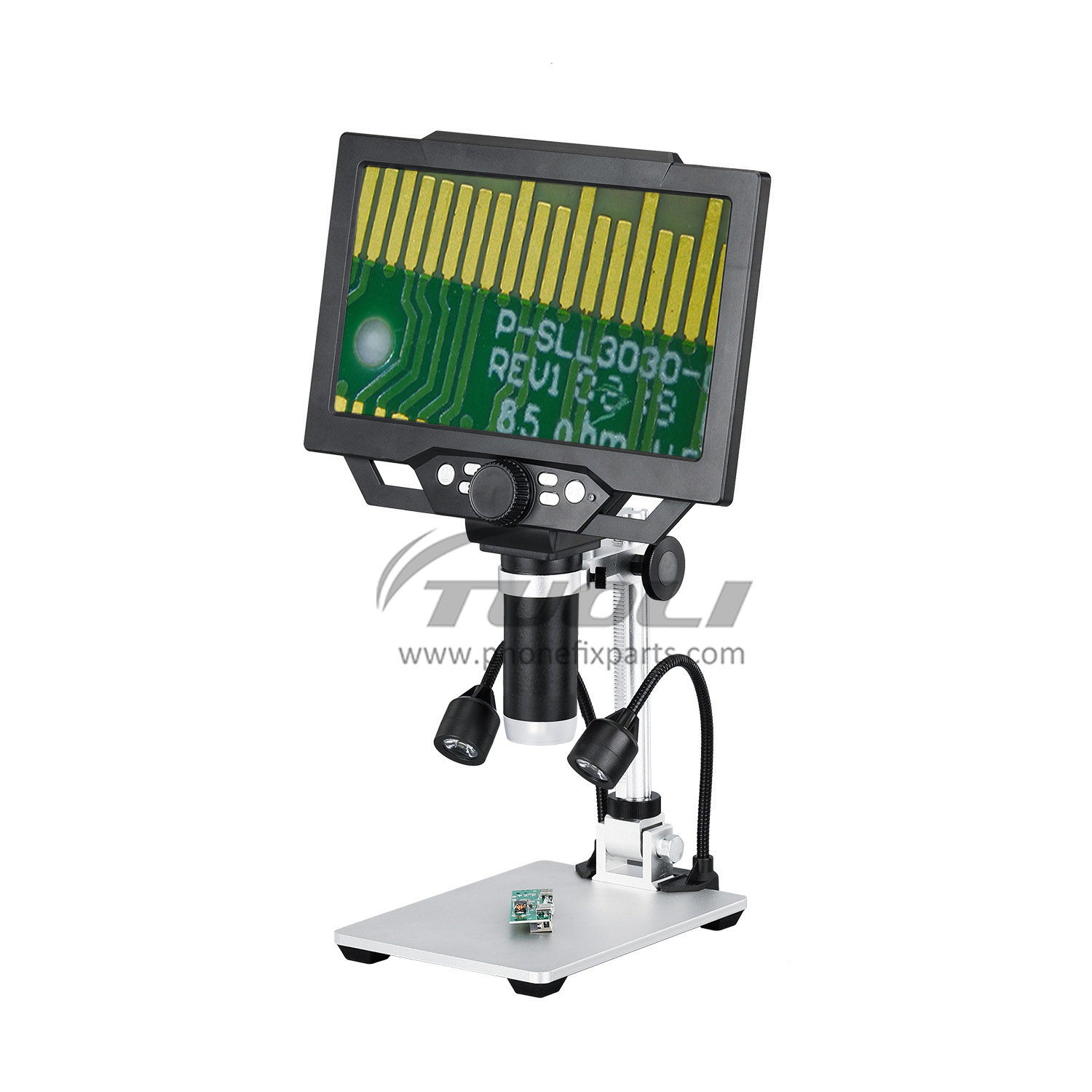 US$ 54.99 - G1600 electron microscope mobile phone repair with 9-inch ...