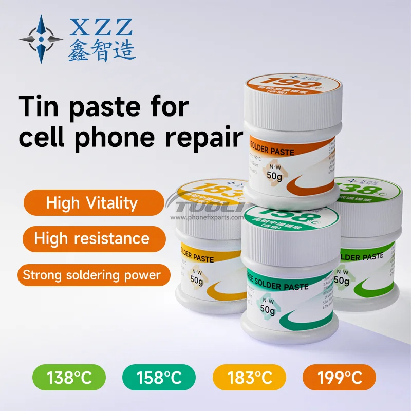US$ 2.54 - XZZ Tin Paste for Cell Phone Repair /Melting Point Welding ...