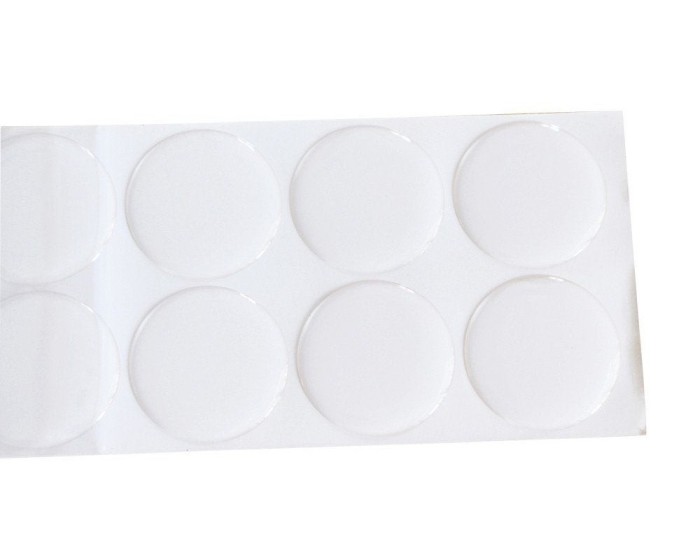 40mm / 42mm Round Epoxy Sticker Clear Resin Stickers Domes LARGE 3D ...