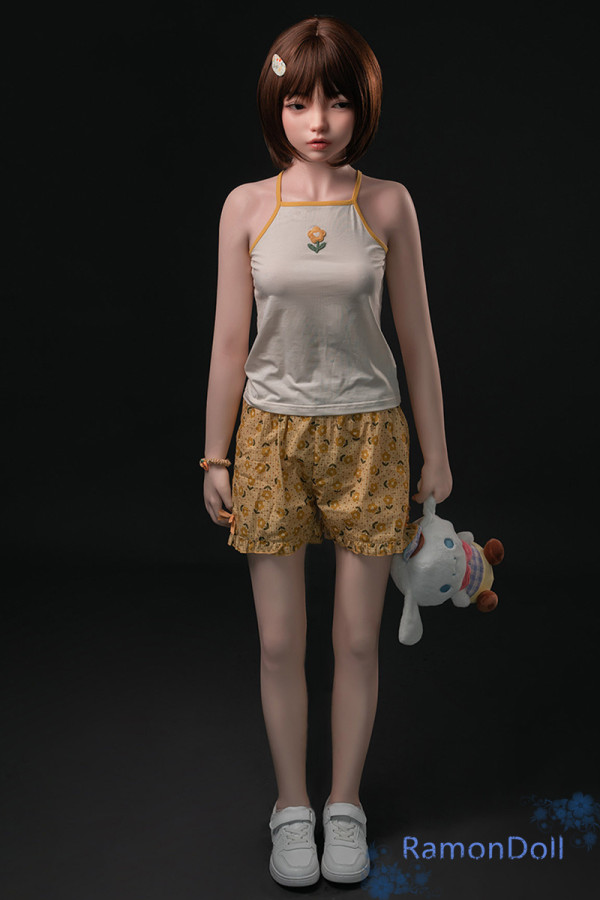 ラブドール RealGirl 148cm 貧乳 D6ヘッド 電動オナホール マンコの弁吸機能付き