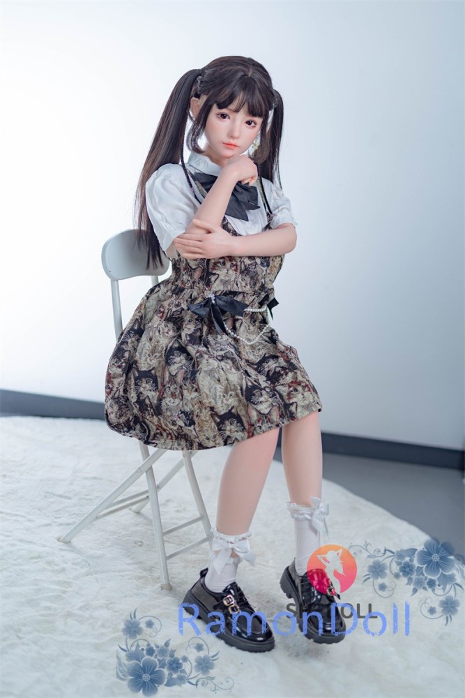ダブルポニテラブドール SHEDOLL ワンピースを着用した清潔なガール 148cm Dカップ ダッチワイフ