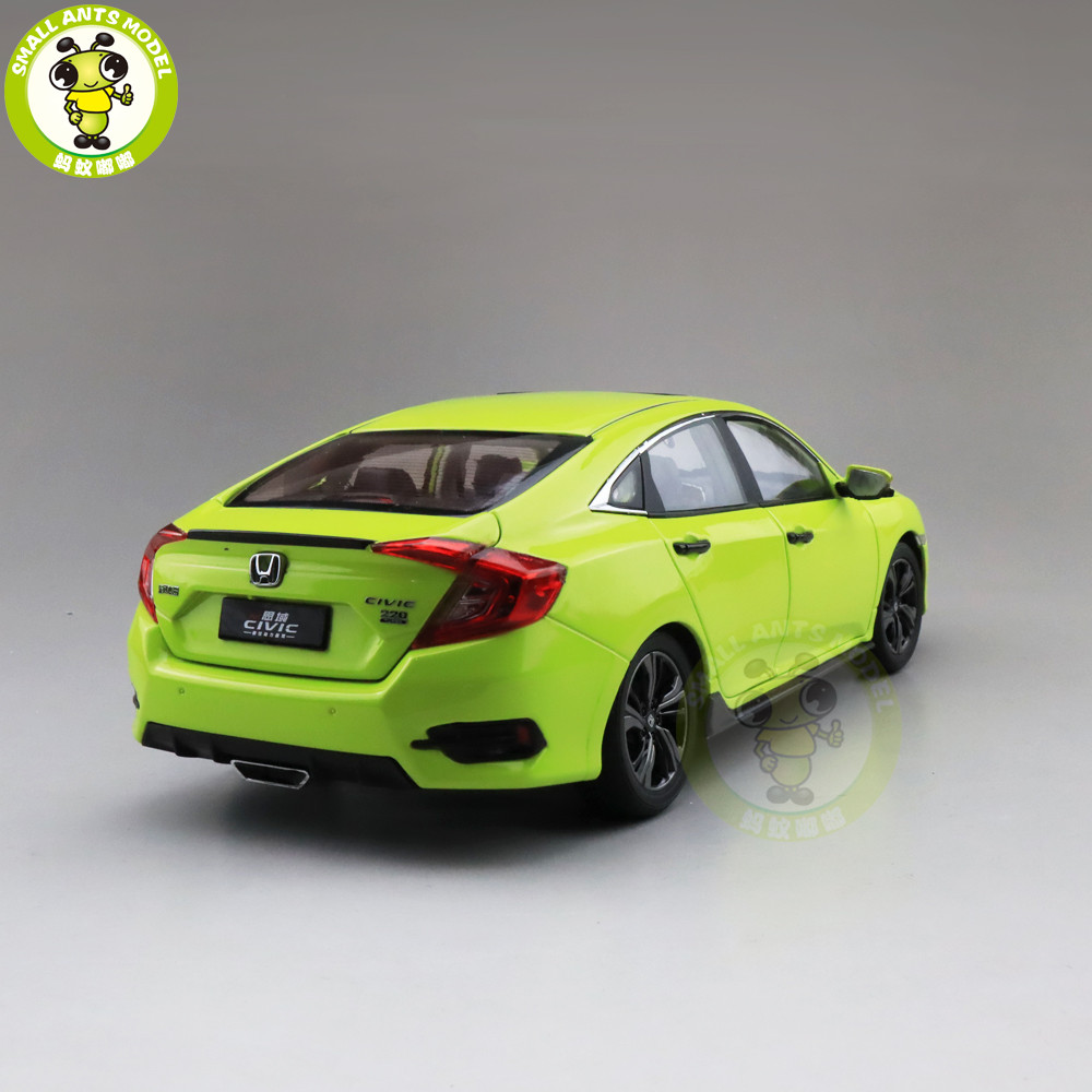 1/18 Honda CIVIC 10th generation 2019 Diecast Metal Car Model Toys For ...