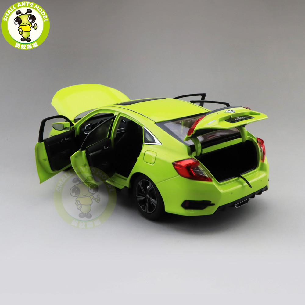 1/18 Honda CIVIC 10th generation 2019 Diecast Metal Car Model Toys For ...