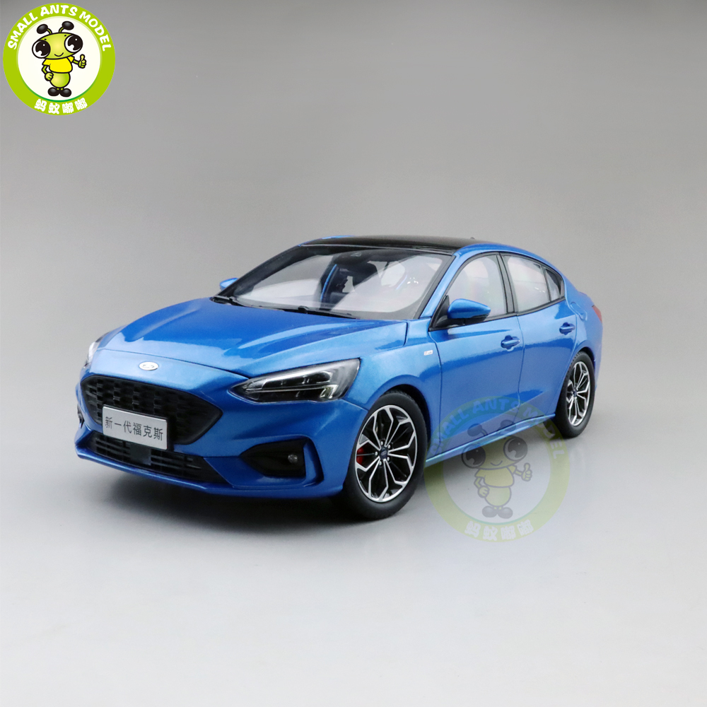 1/18 Ford Focus 2019 Diecast Metal Model Car Toys Boys Girls Gifts Blue ...