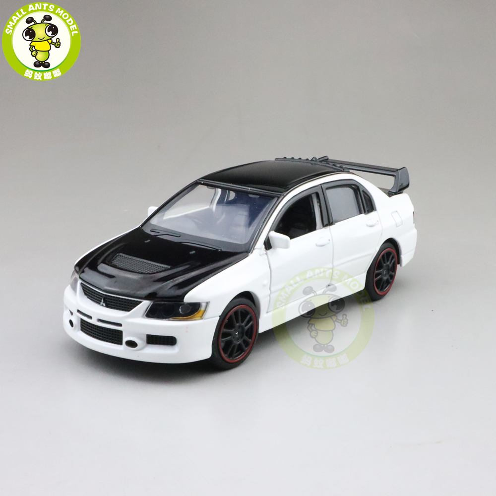 1/32 Mitsubishi Lancer EVO IX 9 with black Roof Diecast Model Car Toys ...