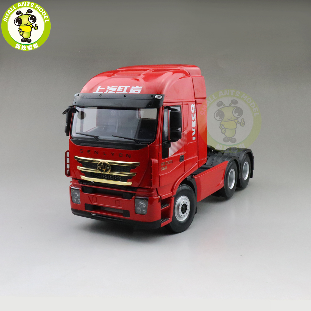 1/24 SAIC HONGYAN GENLVON C500 560 Tractor Trailer Truck Diecast Model ...