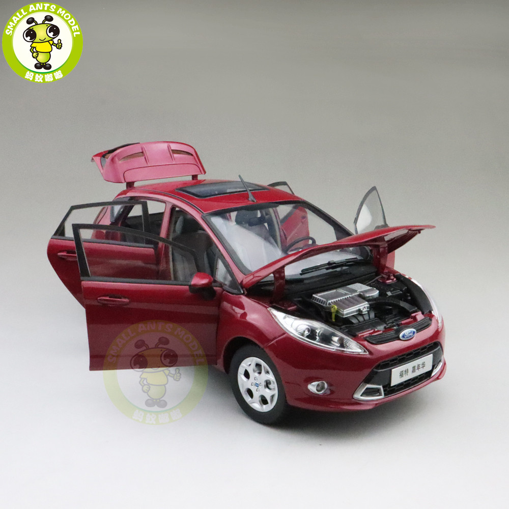 1/18 Ford FIESTA 2011 diecast car model Toys Boy Girl Gifts Red - Shop ...