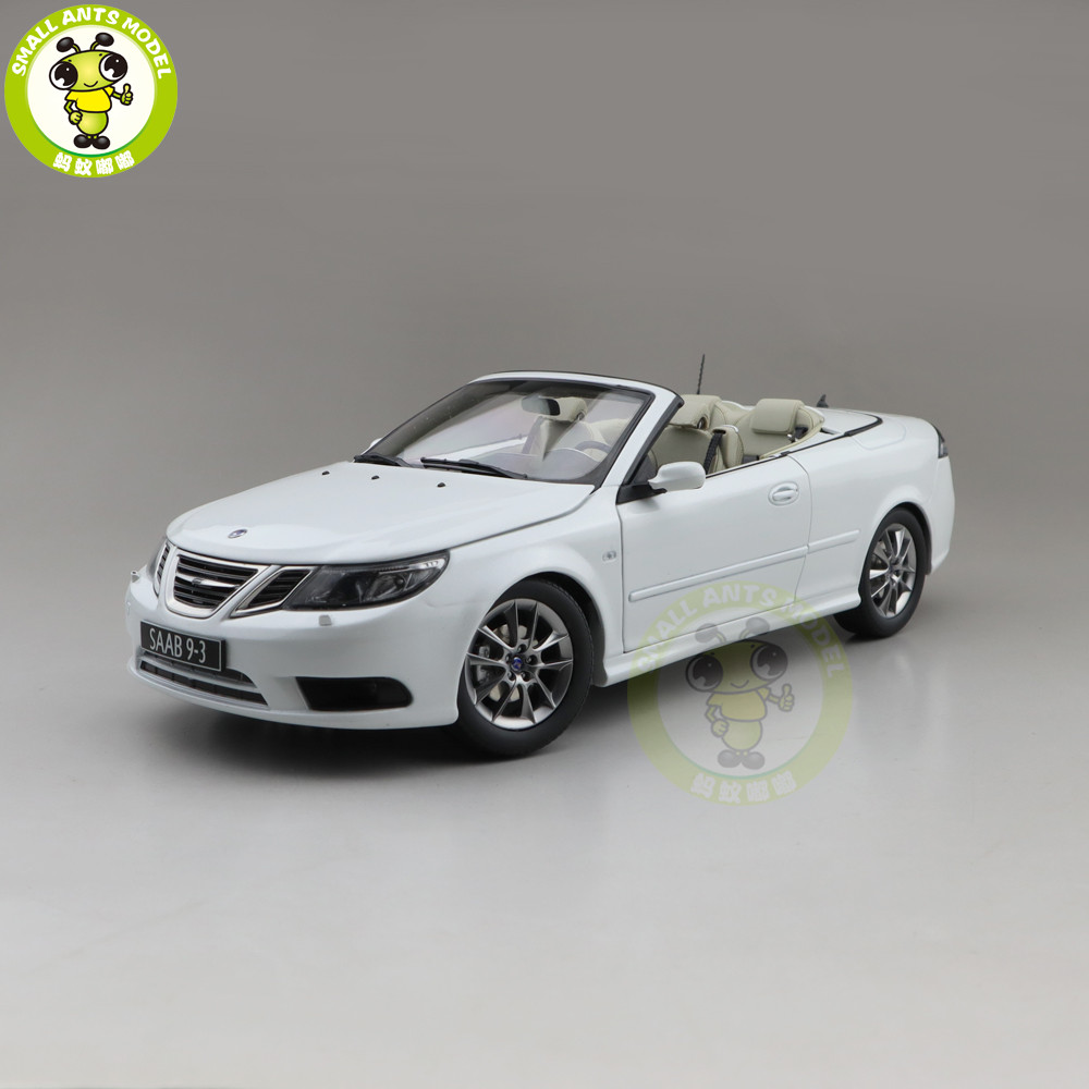 1/18 SAAB 93 9-3 Convertible Roadster Racing Car Diecast Model car Toys ...