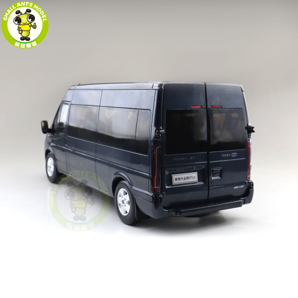 1/18 Ford Transit PRO With Lights Van Cargo MPV Diecast Model Car Toys ...