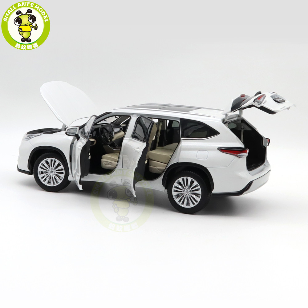 1/18 Toyota Highlander 2021 Diecast Model Toy Car Boys Girls Gifts ...