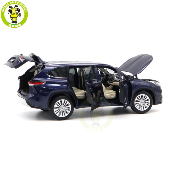 1/18 Toyota Highlander 2021 Diecast Model Toy Car Boys Girls Gifts ...
