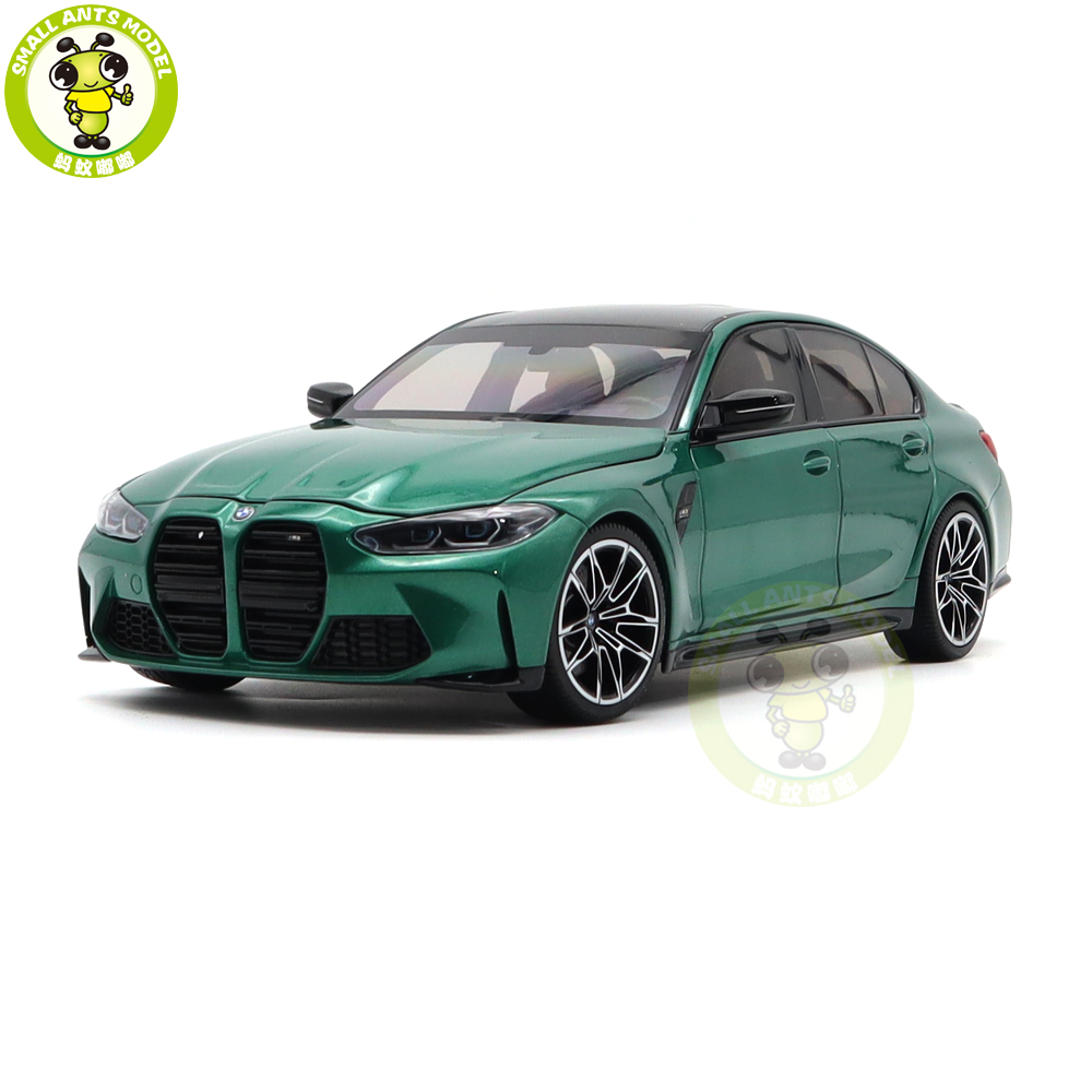 1/18 Minichamps BMW M3 2020 G80 Green Metallic Diecast Model Toys Car ...