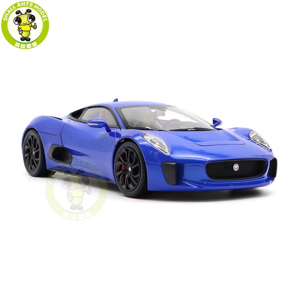 1/18 Land Rover Jaguar C-X75 Almost Real 810606 Blue Metallic Diecast ...