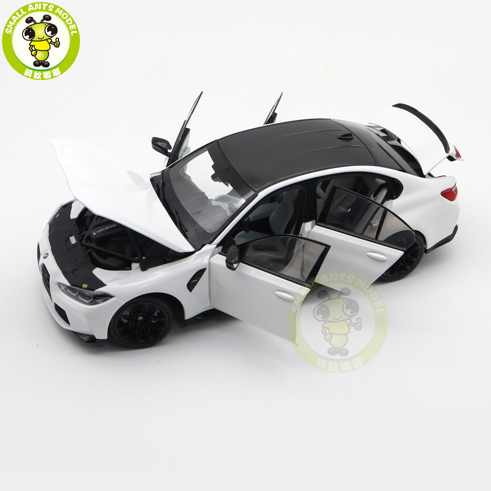 1/18 Minichamps BMW M3 2020 G80 White Diecast Model Toys Car Gifts For ...