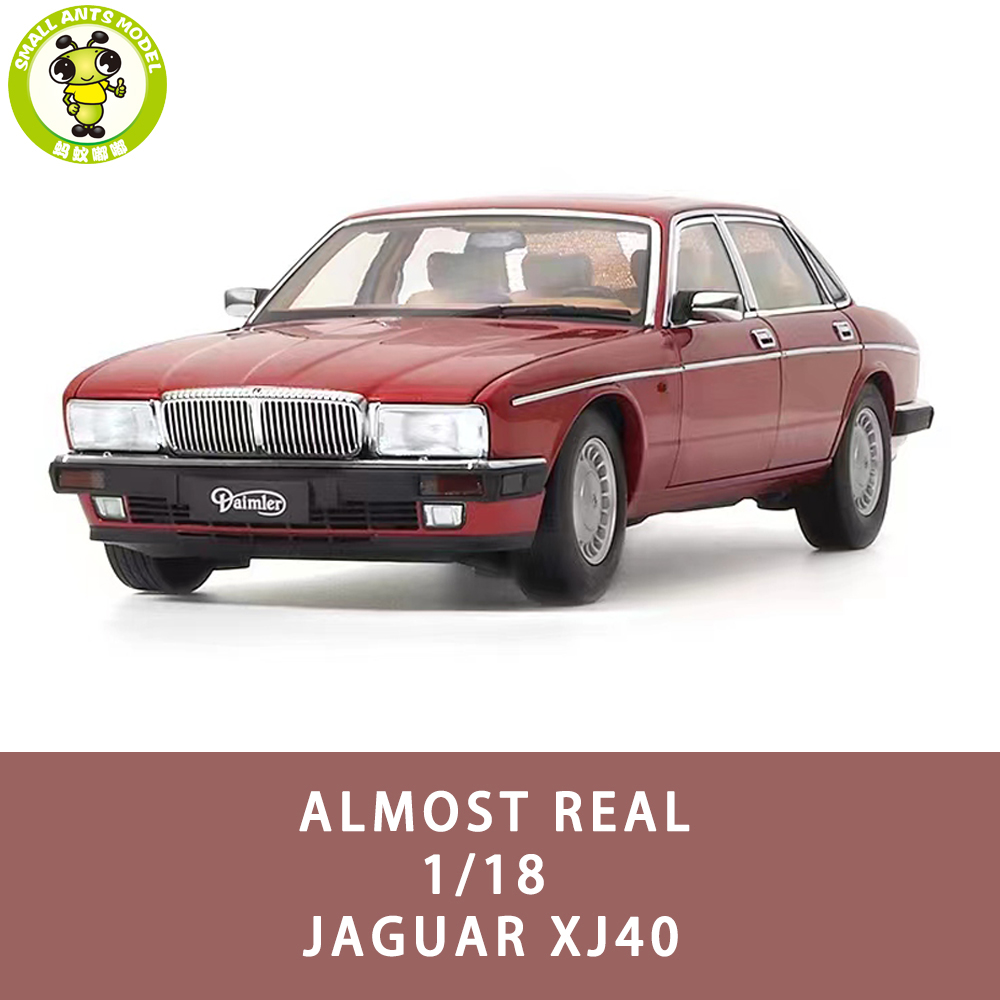1/18 Almost Real 810541 Jaguar Daimler XJ XJ6 XJ40 Flamenco Red Diecast ...