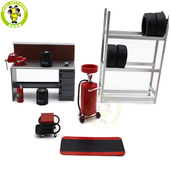 1/18 Garage Series Essentials Repair Shop Scene Model - Shop cheap and ...