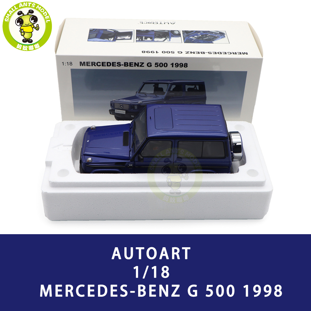 1/18 Mercedes Benz G CLASS G500 1998 SWB Autoart 76114 Blue Diecast ...