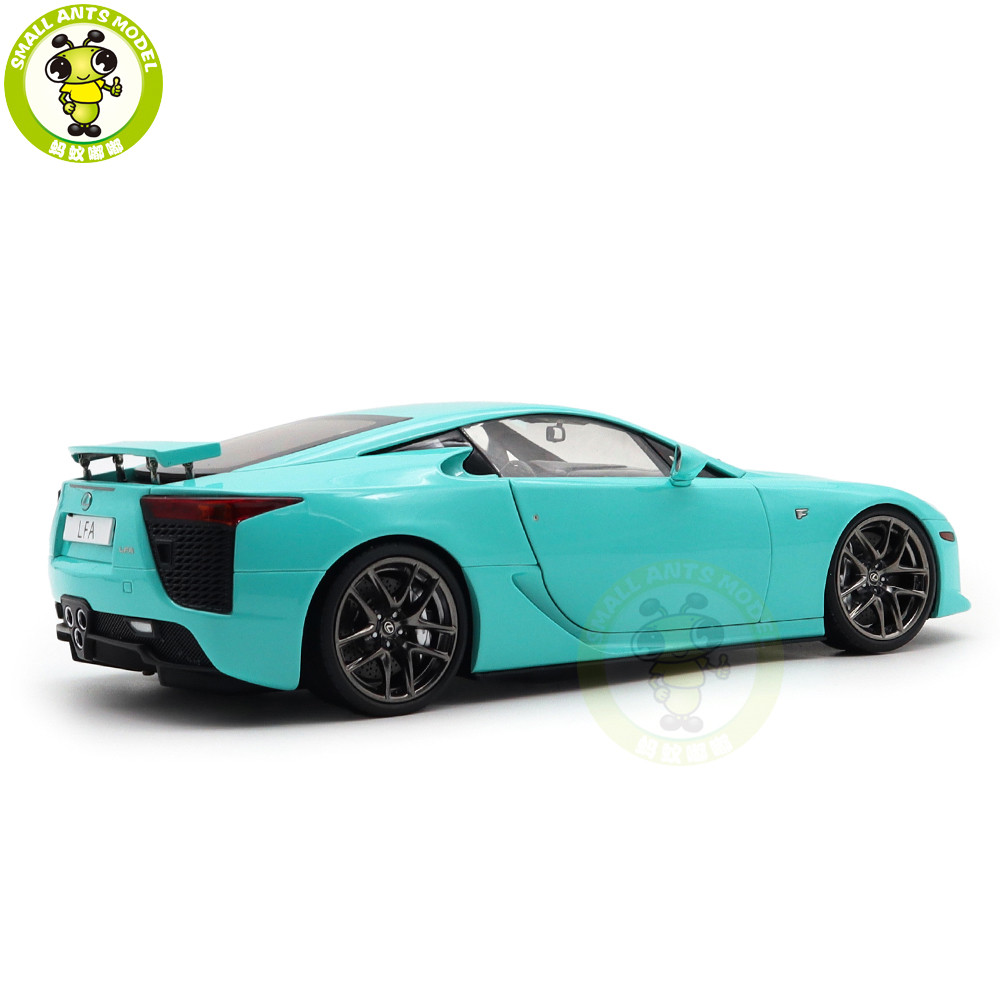 1/18 WELL LEXUS LFA Mint Green Diecast Model Toy Car Gifts For Friends ...