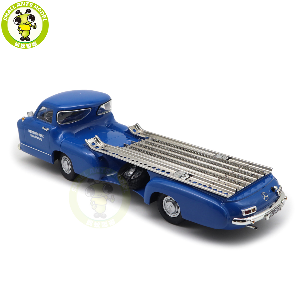 1/18 IVY Mercedes Benz Renntransporter Blaues Wuuder Car 1/18 IVY Mercedes Benz Renntransporter Blaues Wuuder Car
