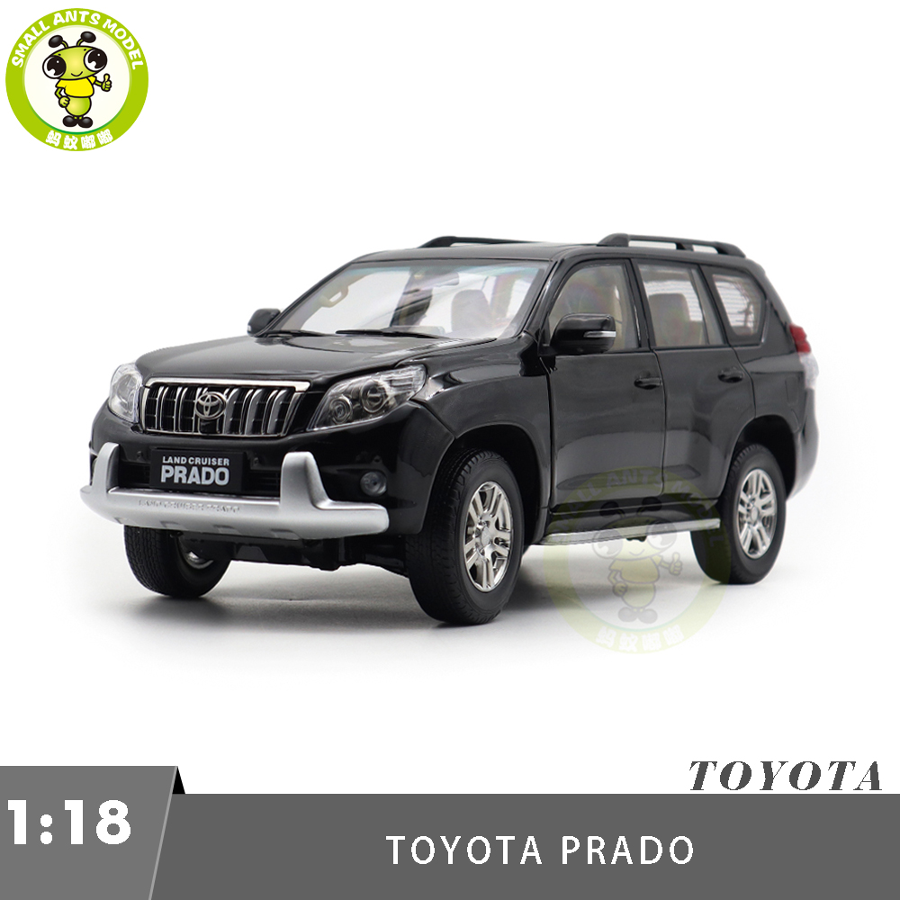 1 18 Toyota Land Cruiser Prado Diecast Suv Car Model Toy For Gifts Friends Father Shop cheap and high quality Auto Factory Car Models Toys Small Ants Car Toys Models