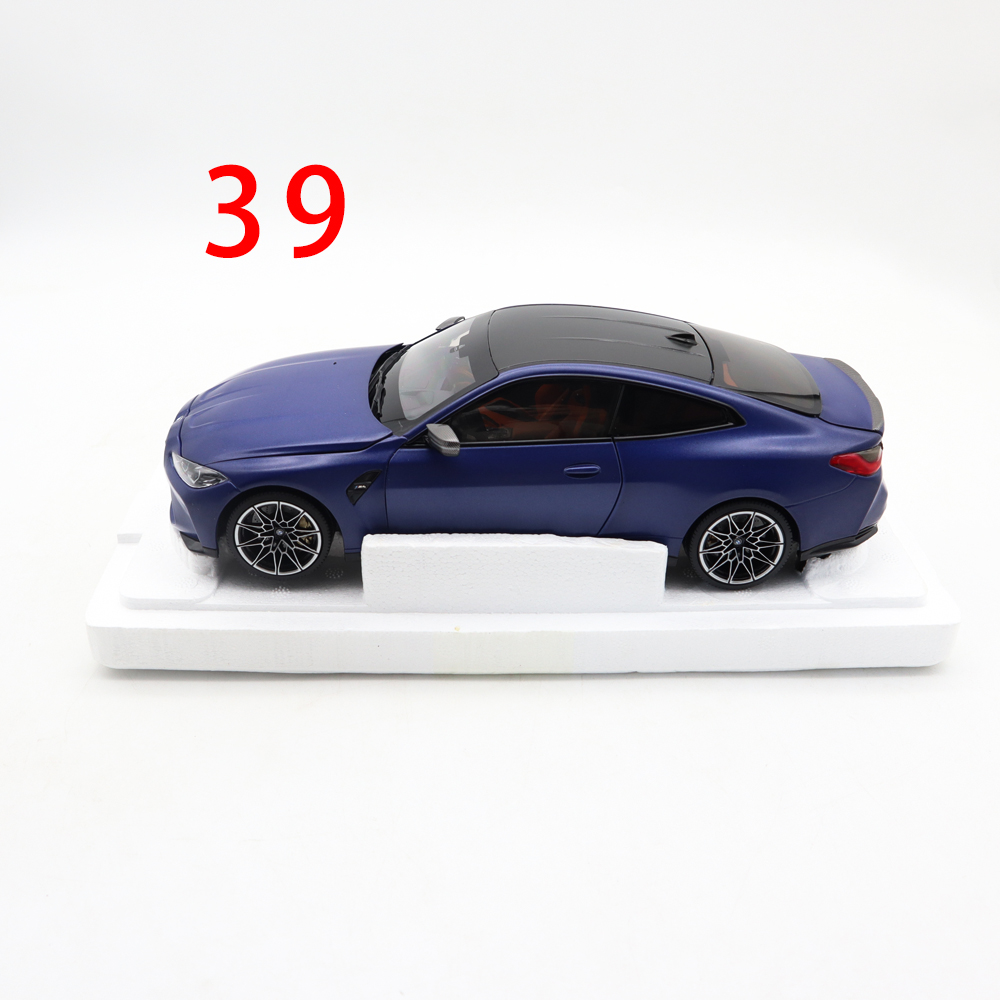 Defective 1/18 Minichamps BMW M4 2020 G82 Blue Metallic Diecast Model ...