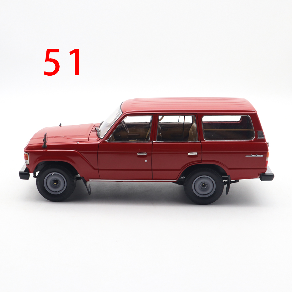 Damaged 1/18 KYOSHO Toyota Land Cruiser 60 LC60 Red Diecast Model Car ...