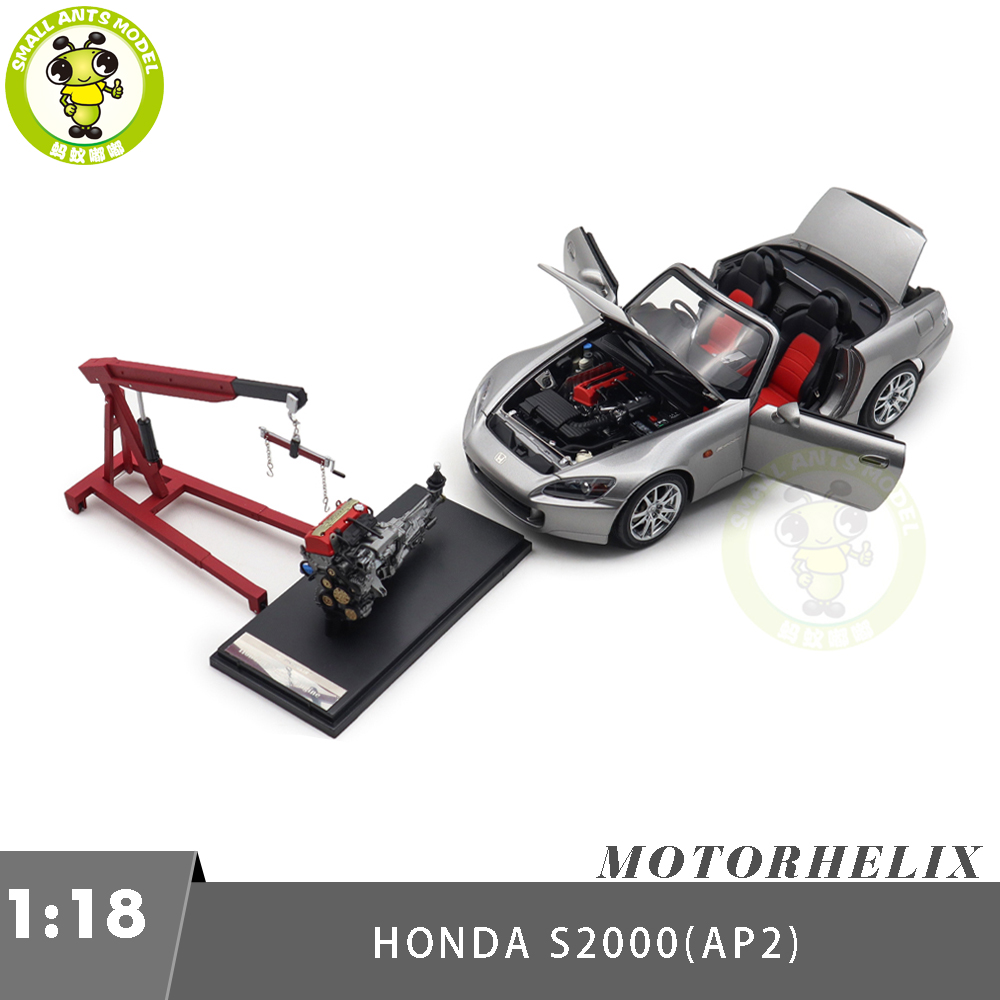 1/18 MOTORHELIX Honda S2000 AP2 Diecast Model Toy Car Gifts For Father ...