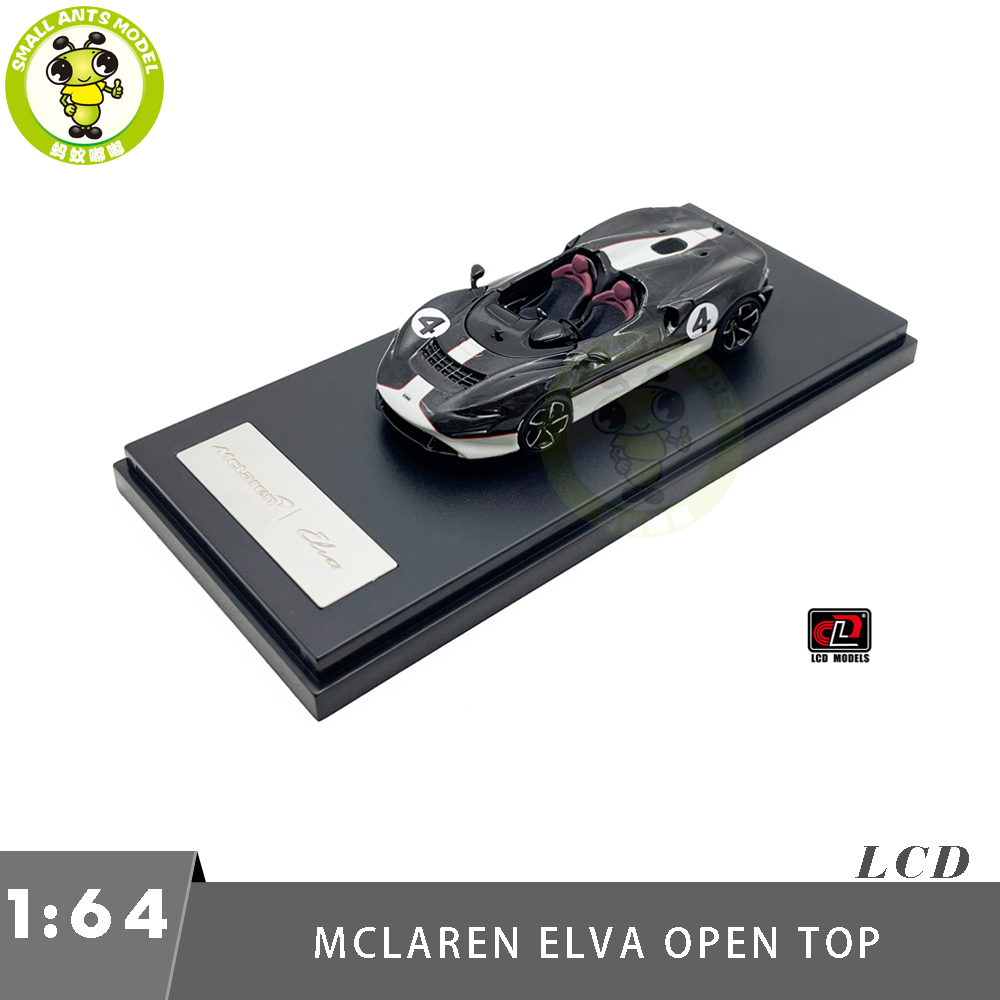 1/64 LCD Mclaren ELVA Open Top Racing Car Diecast Model Toy Cars Gifts ...