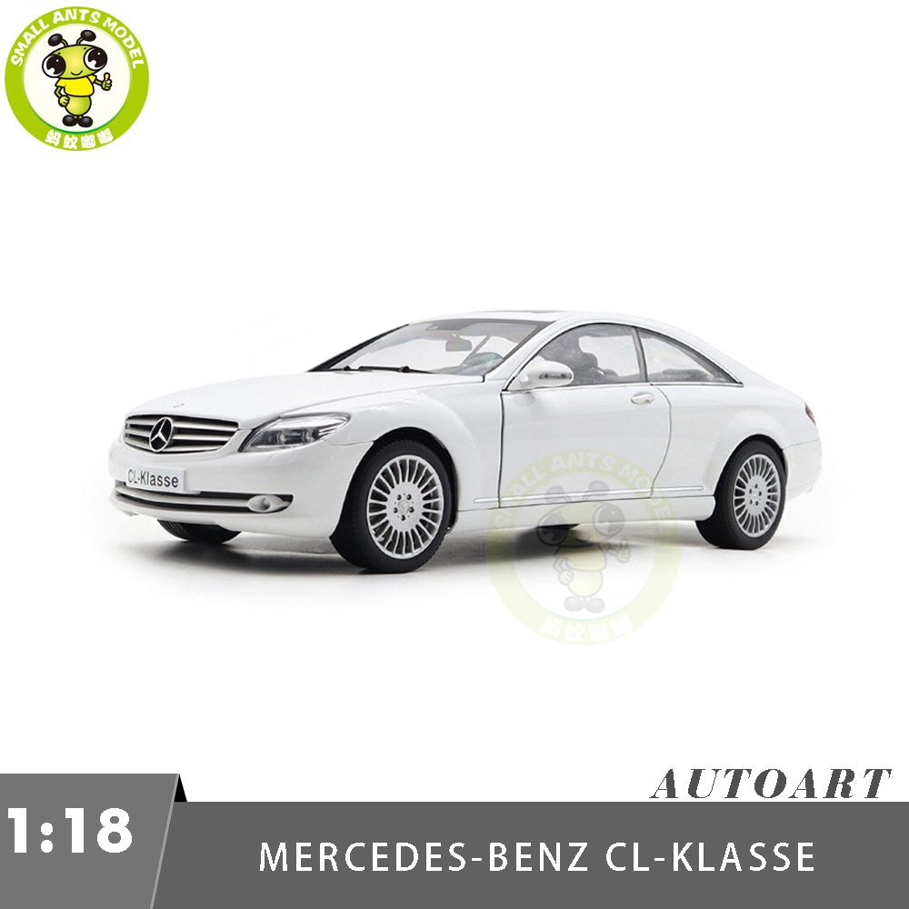1/18 AUTOart 76166 Mercedes-Benz CL-Klasse CL CLASS White Diecast Model ...