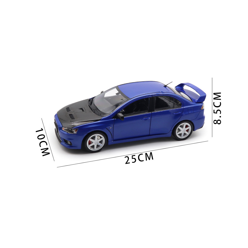 1/18 Mitsubishi Lancer EVO Evolution X 10 With RAYS Volk Racing TE37 ...