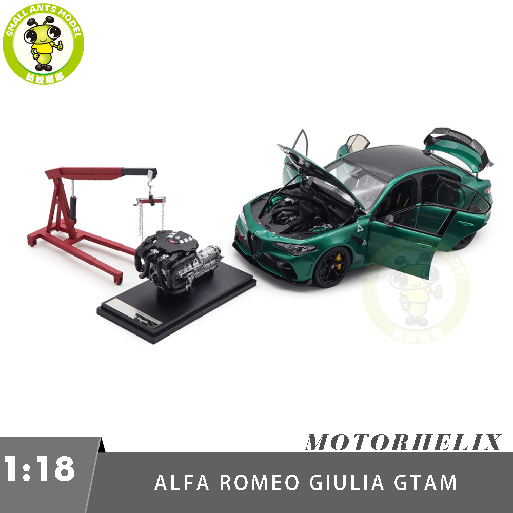 1/18 Alfa Romeo Giulia GTAm MOTORHELIX Diecast Model Toy Car Gifts For ...