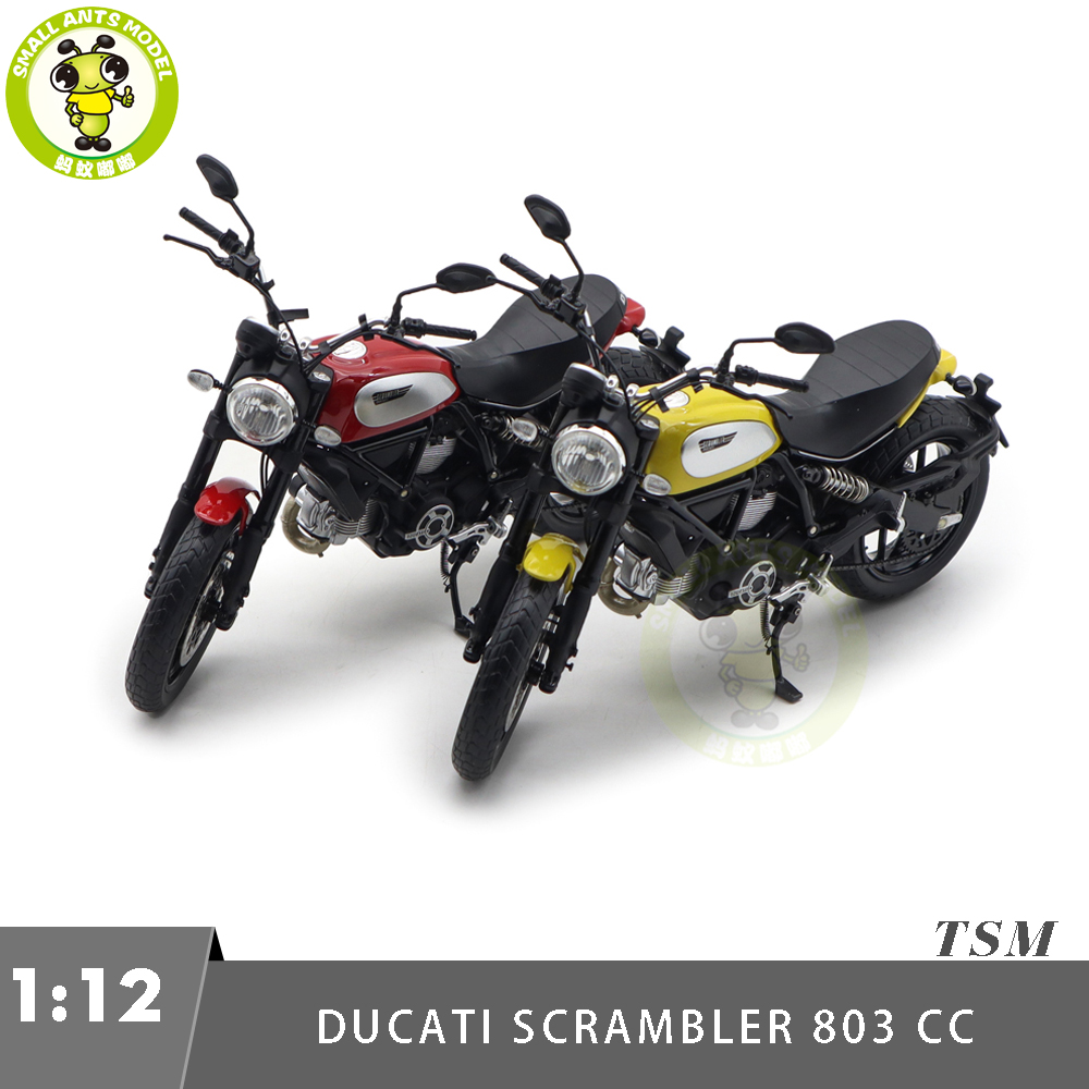 1/12 TSM Ducati Scrambler Icon 803CC 2015 Diecast Model Motorcycle Car ...