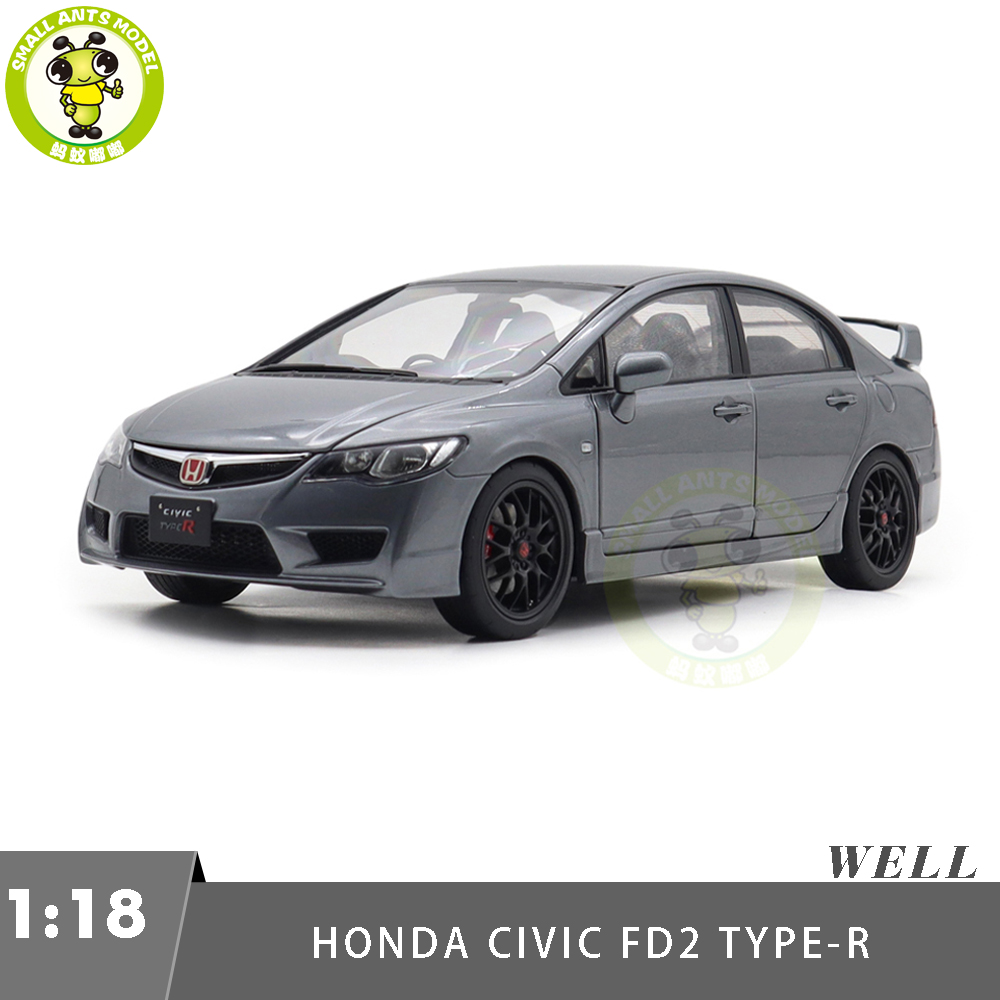 1/18 Honda CIVIC Type R FD2 Diecast Model Toy Car Gifts For Friends ...