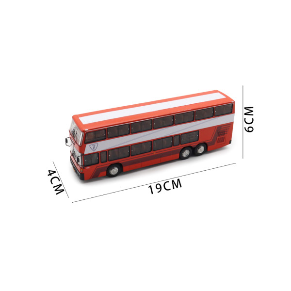 1/64 Jinling Double Decker City Bus JLY6121S Diecast Model Toy Car Bus ...