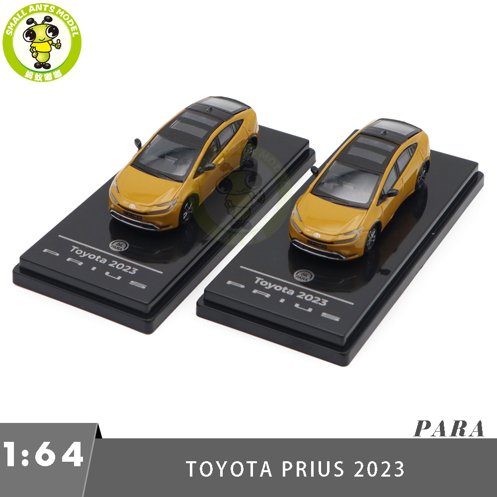 1/64 2025 Toyota Prius Maximum Yellow Paragon Diecast Model Toy Car ...