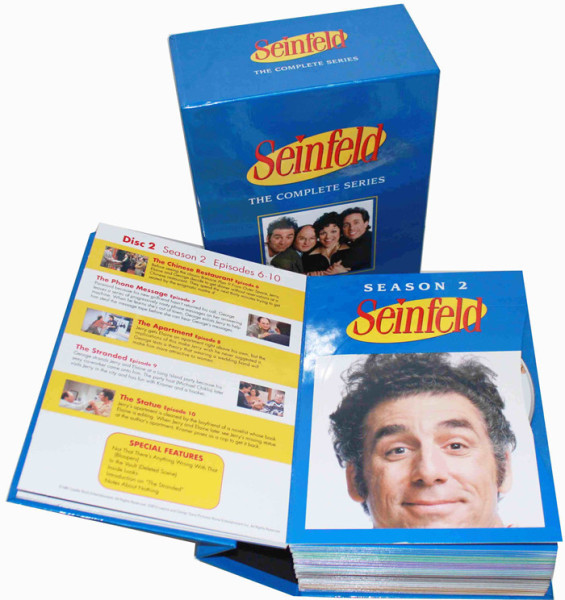 Seinfeld The Complete Series Seasons 1-9 DVD Box Set 33 Disc Free Shipping