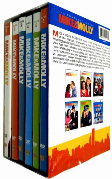 Mike & Molly The Complete Series Seasons 1-6 DVD Box Set 18 Disc Free ...