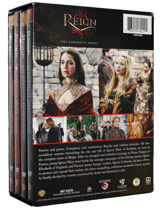 Reign The Complete Series Seasons 1-4 DVD Box Set 17 Disc Free Shipping